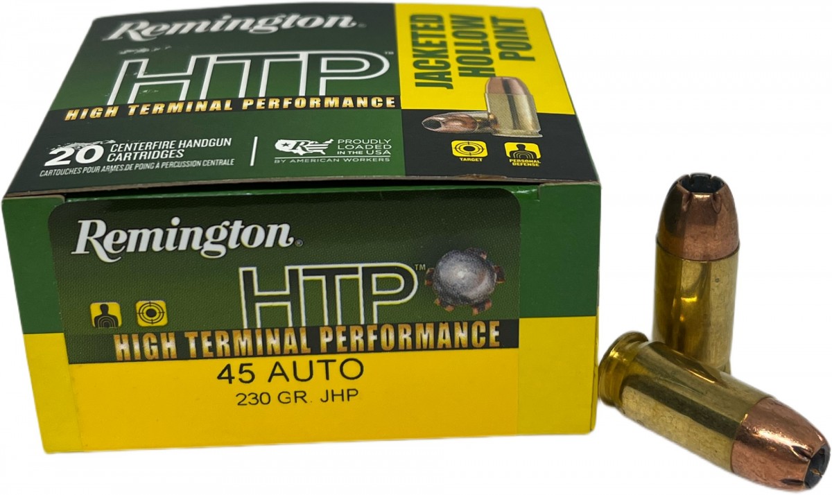 45 ACP - Remington High Terminal Performance . 230 Grain Jacketed ...