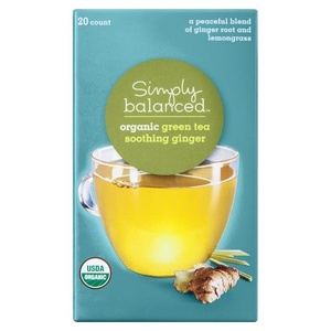 Organic Soothing Ginger Green Tea by Simply Balanced — Steepster