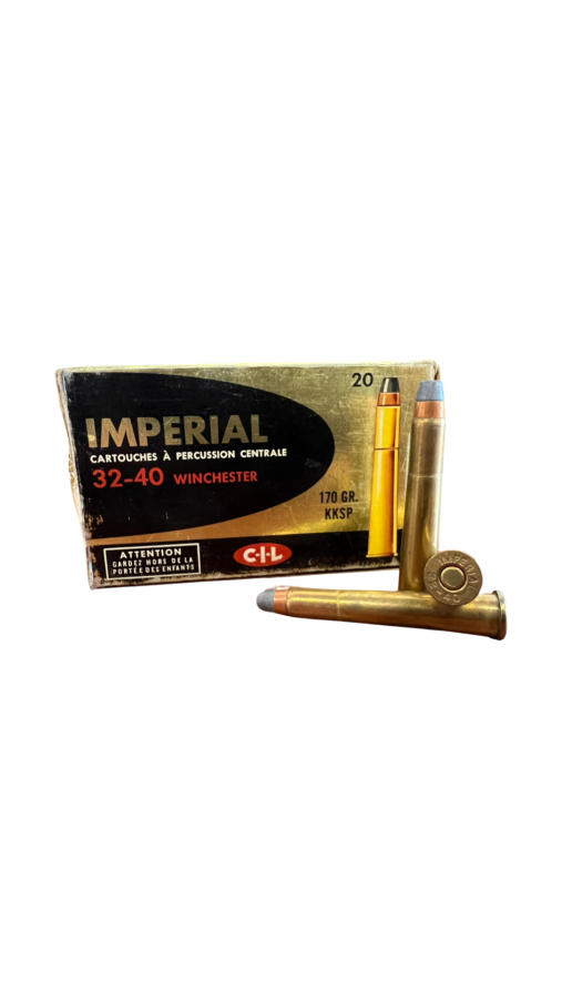 32-40 Winchester C-I-L - Imperial centre Fire cartridges 170 Gr KKSP ...
