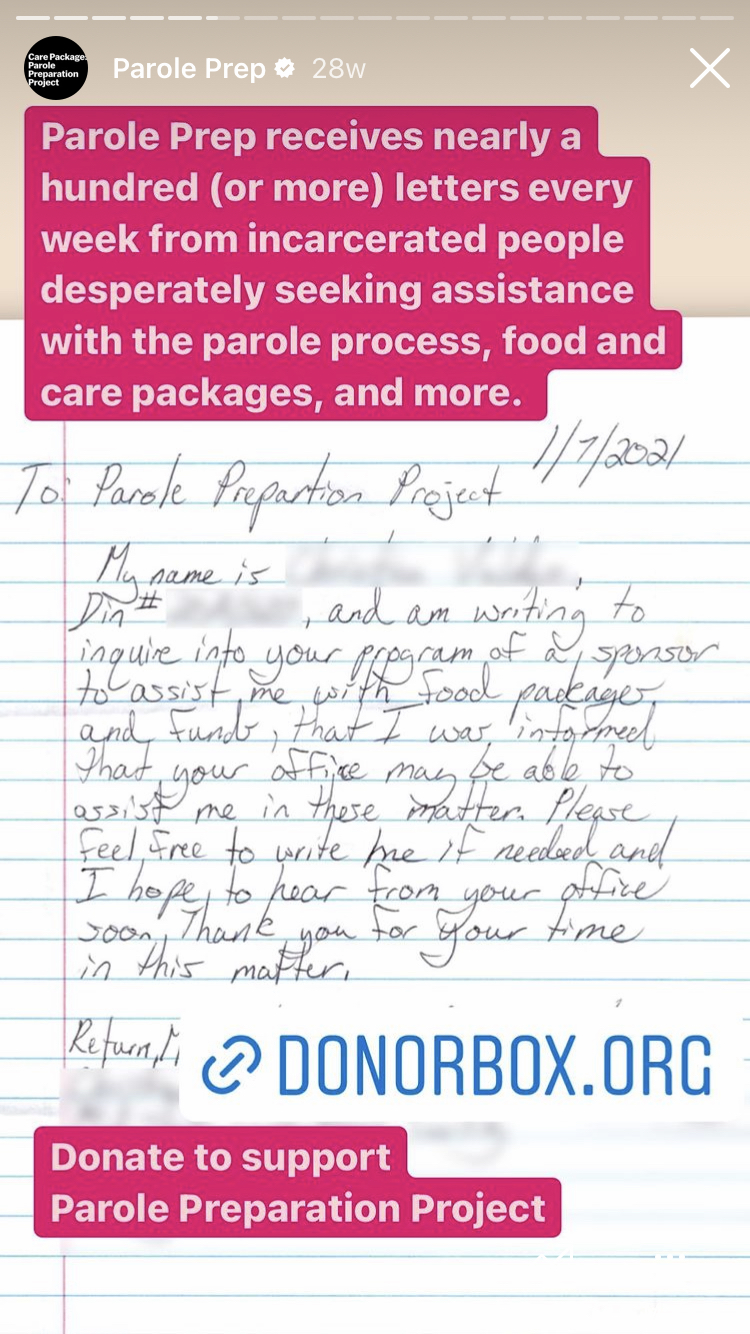 Care Package: Parole Preparation Project - MoMA PS1