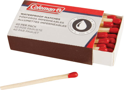 COLEMAN WATERPROOF MATCHES 40 MATCHES PER BOX | Ready Gunner | Orem | 84097