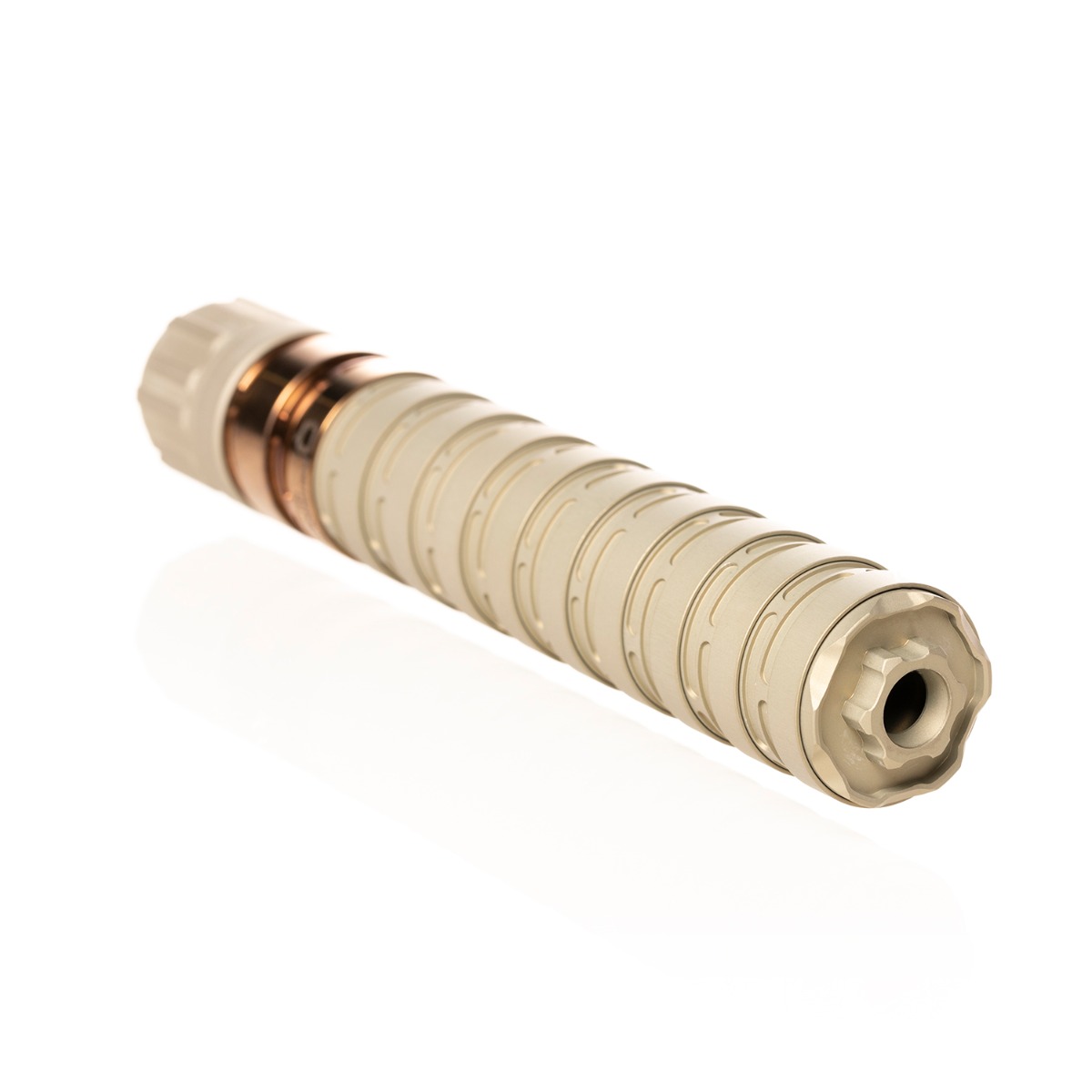 Q ERECTOR 9 MM MODULAR ALUMINUM WITH STAINLESS STEELBLAST BAFFLE 1/2-28 ...