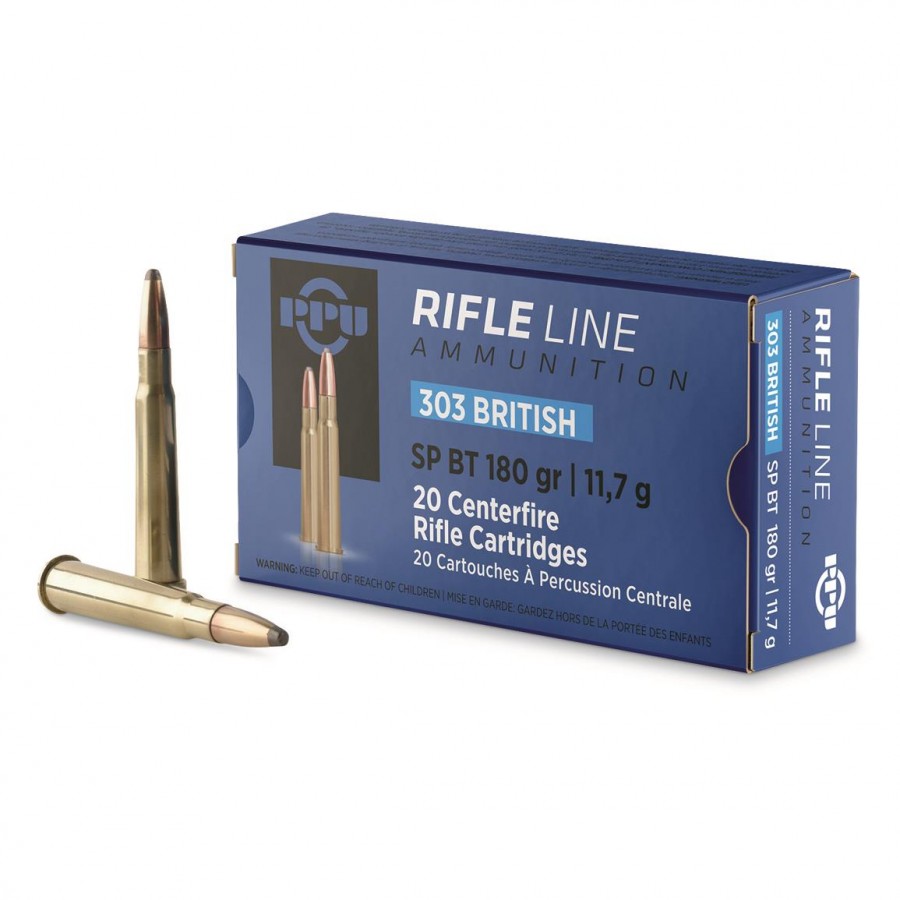 303 British PPU 180 Grain Soft Point - 20 Round Box - $11.99 flat ...