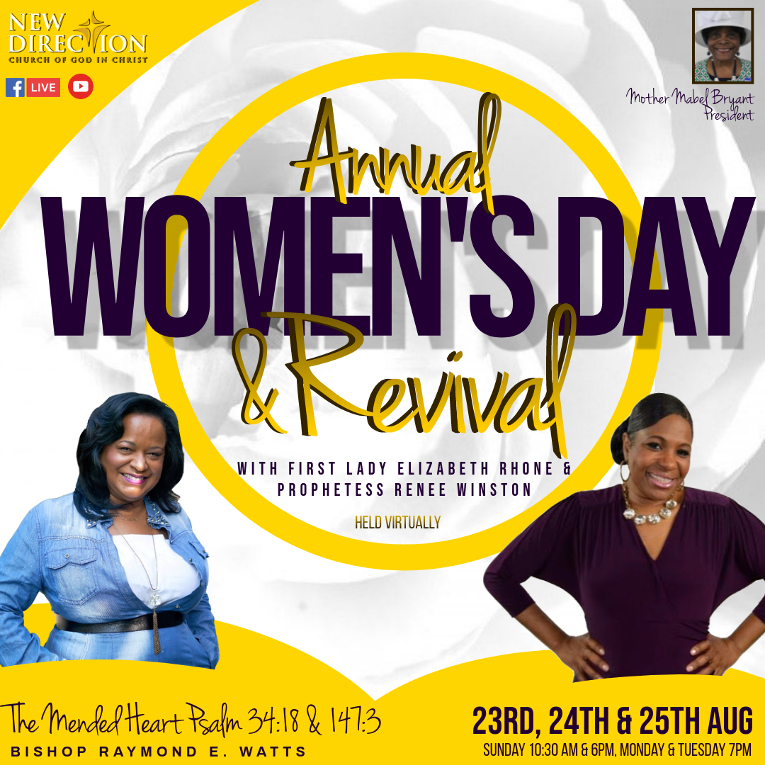 Women's Day & Revival Offering | New Direction COGIC (Powered by Donorbox)