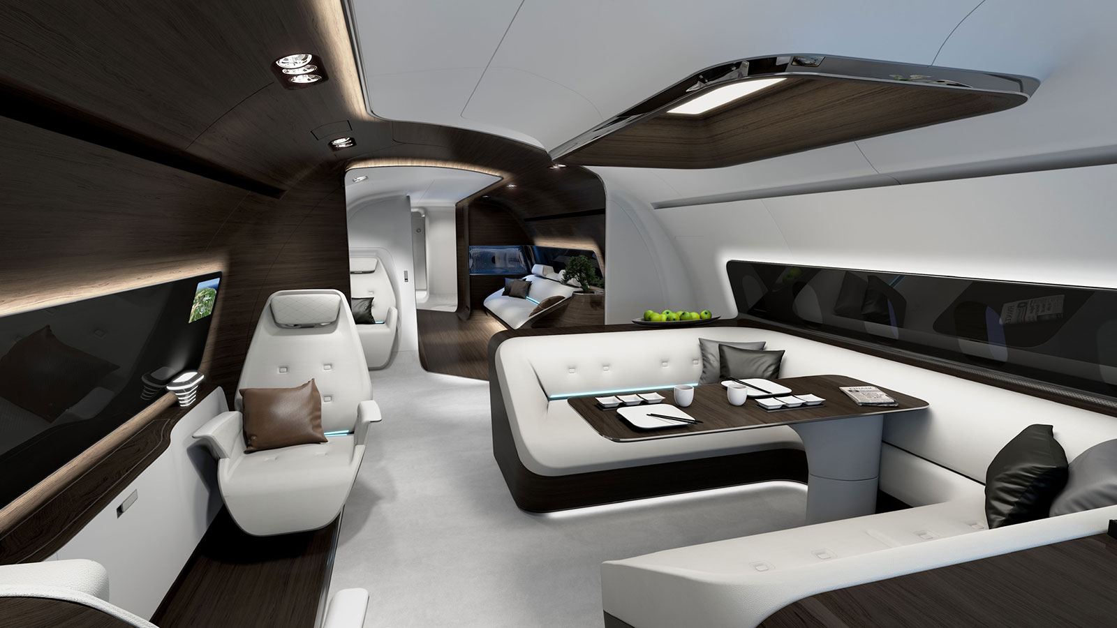 Private Jet Interior Layout