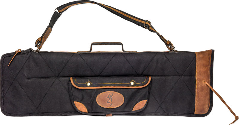 BG LONA CANVAS GUN CASE 34.5" O/U TAKEDOWN BLACK/BROWN TRIM | Pat's ...