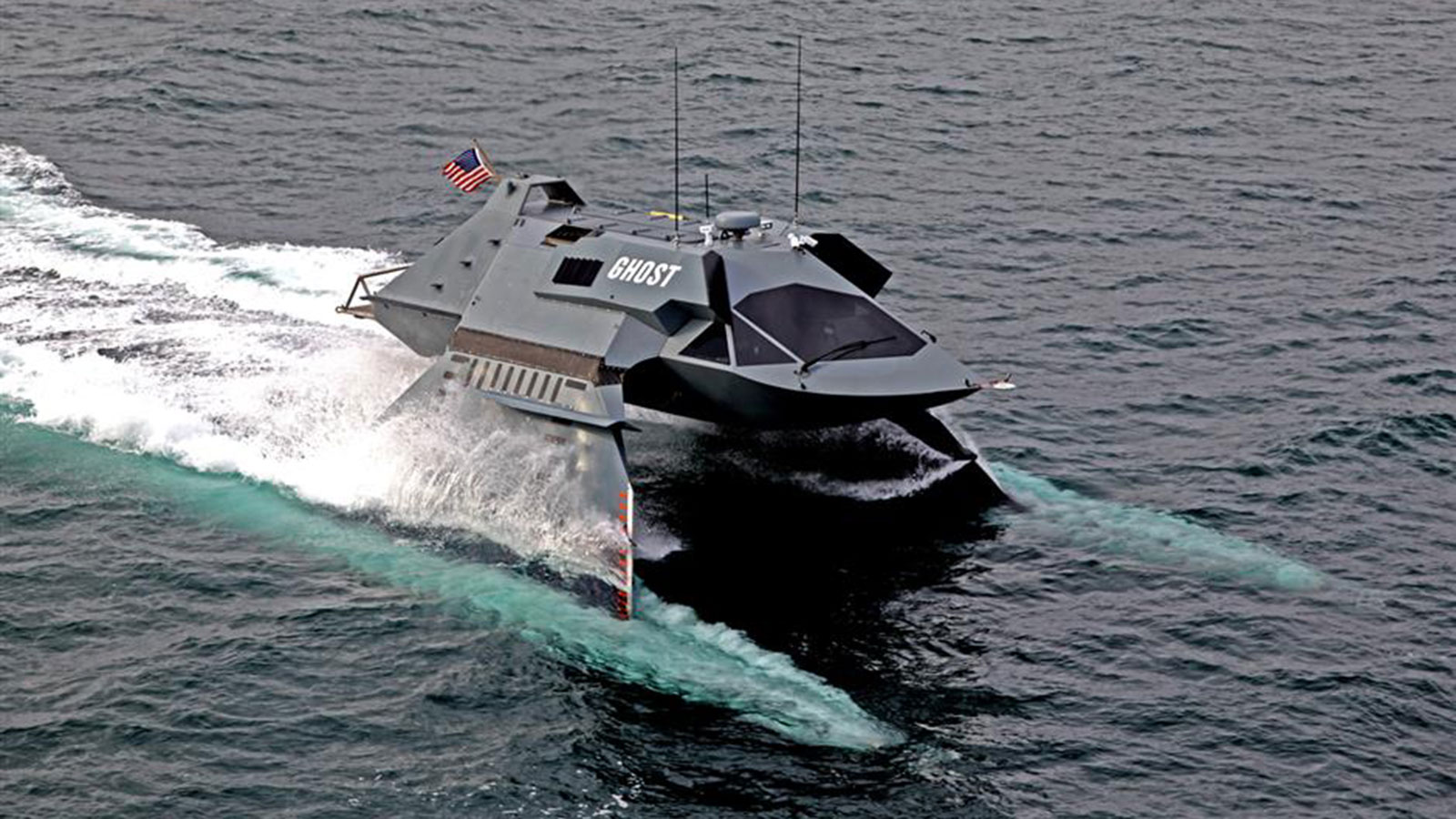Military Stealth Speed Boat