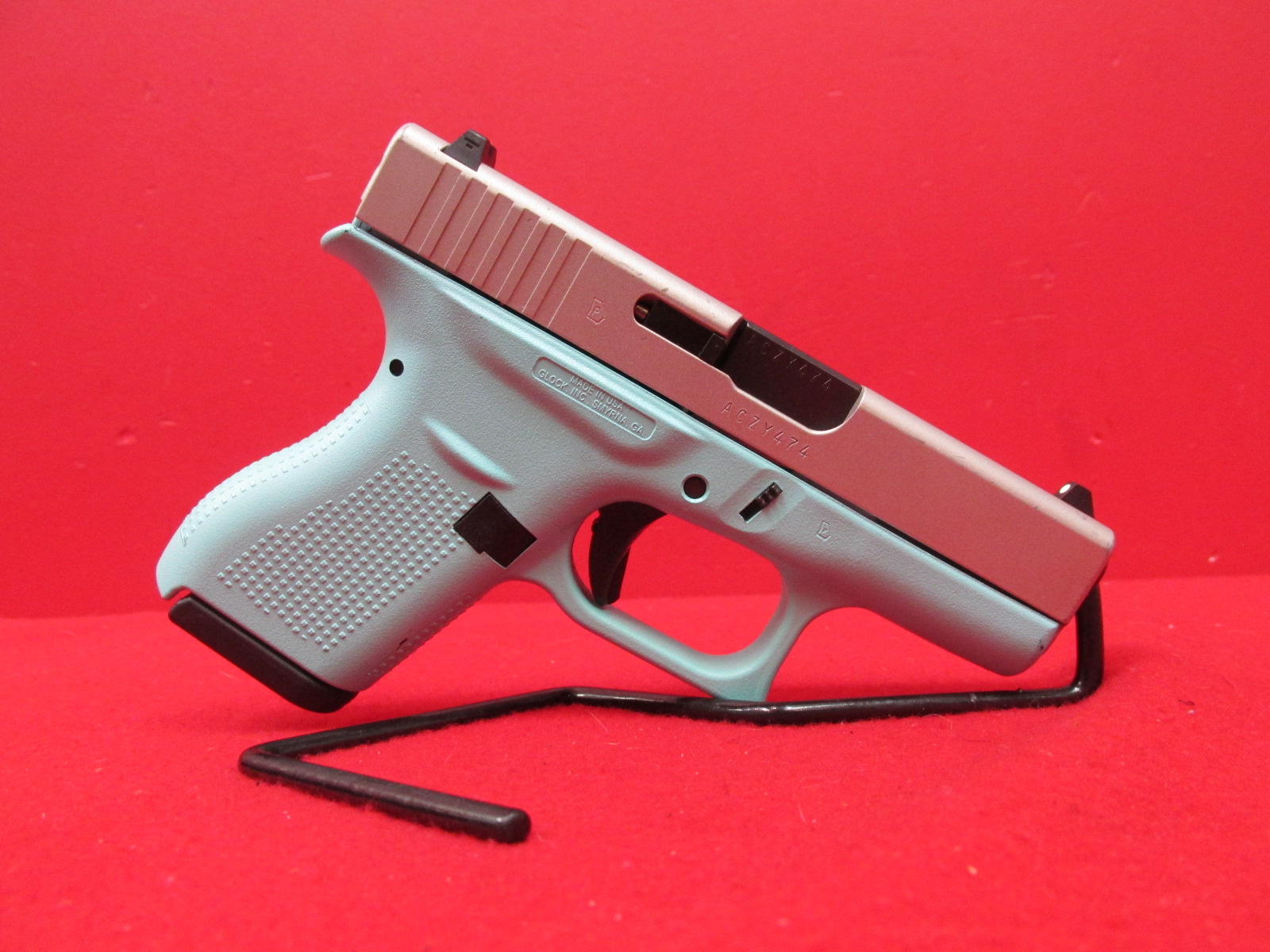 Glock G42 Turquoise SS | SDS GUNS LLC