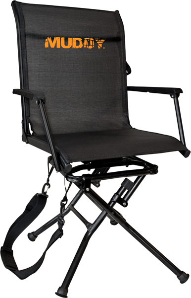 MUDDY SWIVEL-EASE FOLDING GROUND SEAT W/FLEX TEK SEAT | Tactical ...