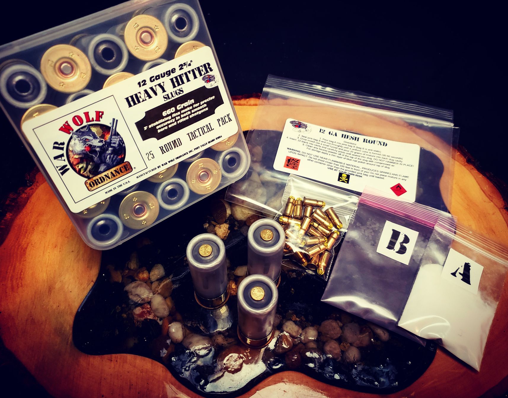 War Wolf Ordnance HESH Explosive Slug Kit 25rd pack | War Wolf Ordnance