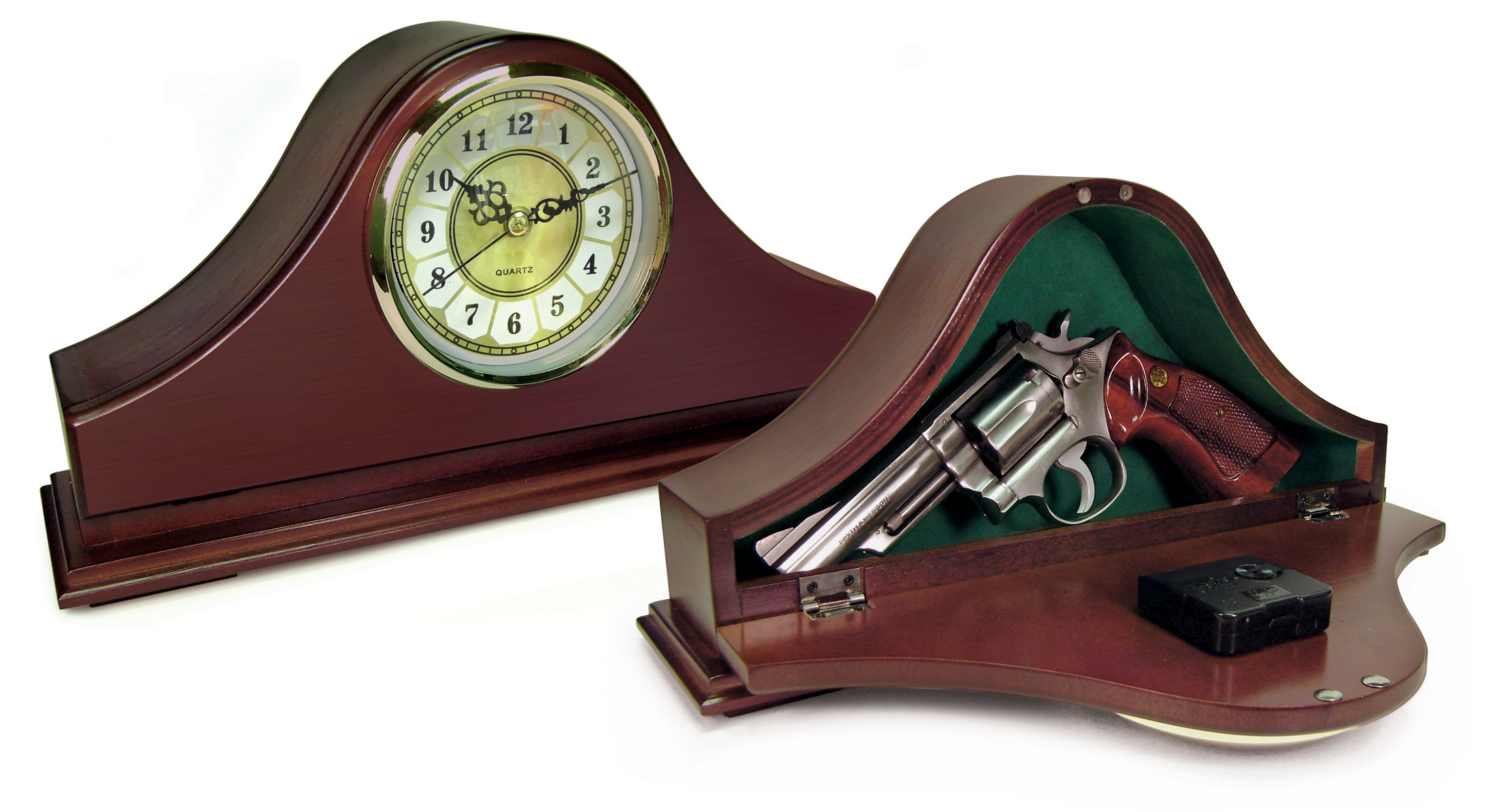 Mantle Gun Clock Concealment MGC | Ahlman's Custom Gun Shop ...