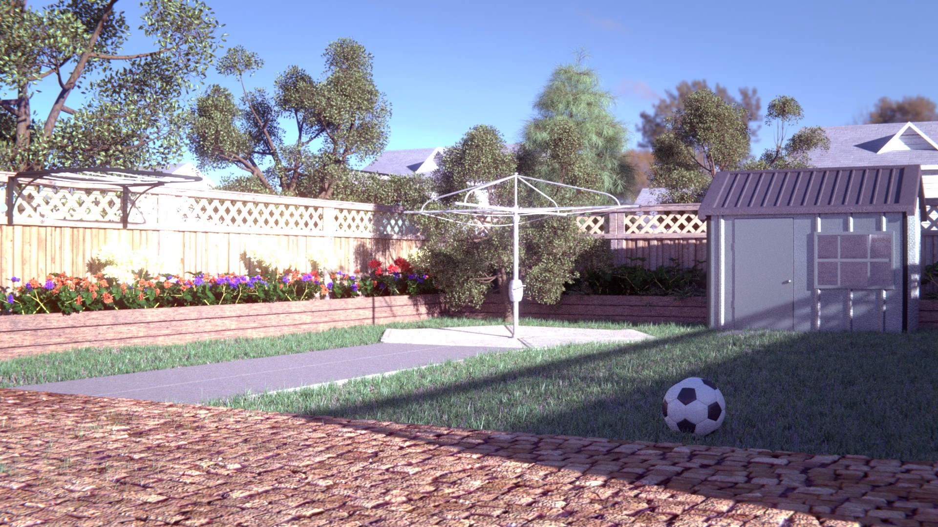Creating a Realistic 3D Backyard | Thilakanathan Studios Creating a Realistic 3D Backyard | Thilakanathan Studios