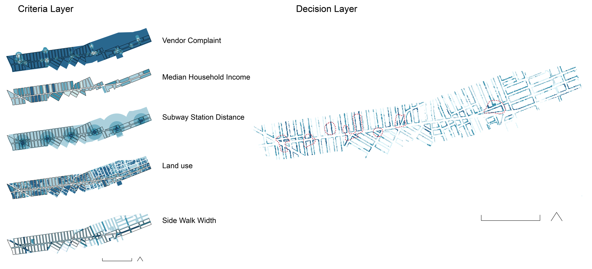 Street Vendors: Criteria Decision Maps - Columbia GSAPP