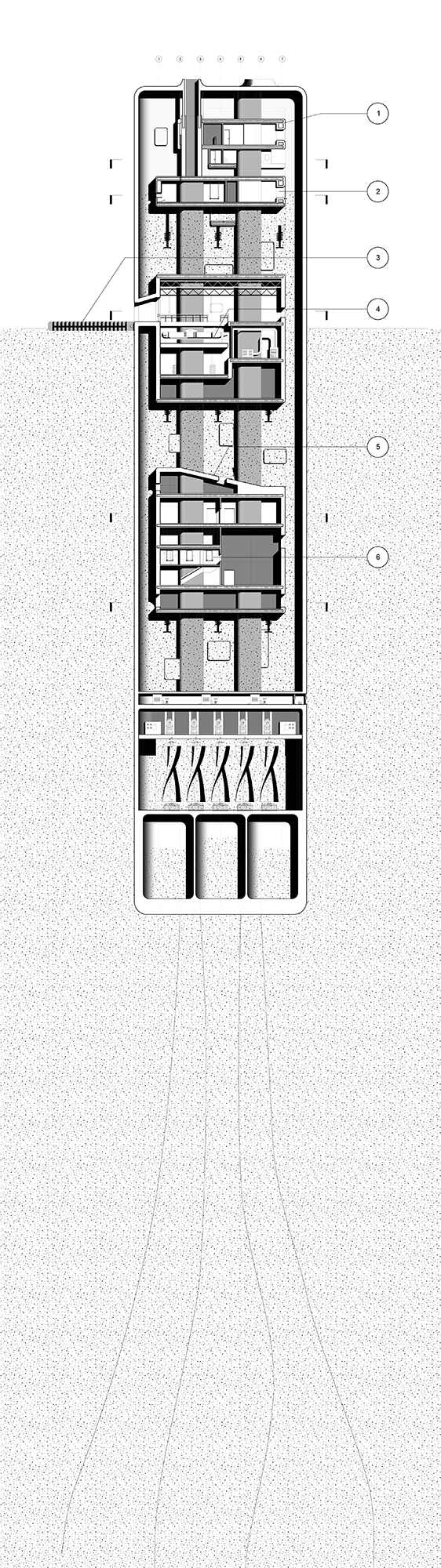 Section Drawing - Columbia GSAPP