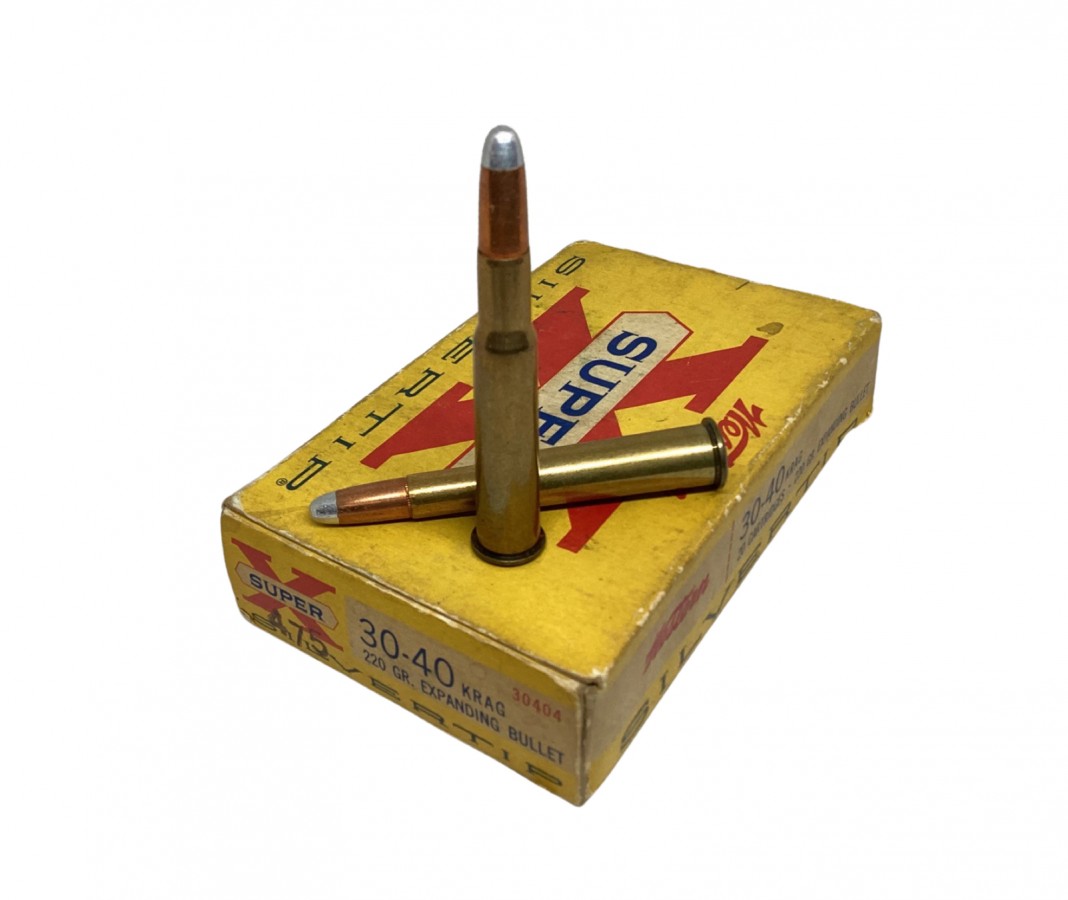 30-40 KRAG - Winchester Western SuperX 220 grain expanding bullet ...