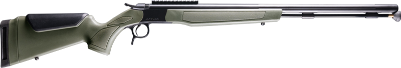 CVA OPTIMA 50 CAL 26IN FLUTED BARREL OD GREEN 0 MOA PIC RAIL PR2048NM ...