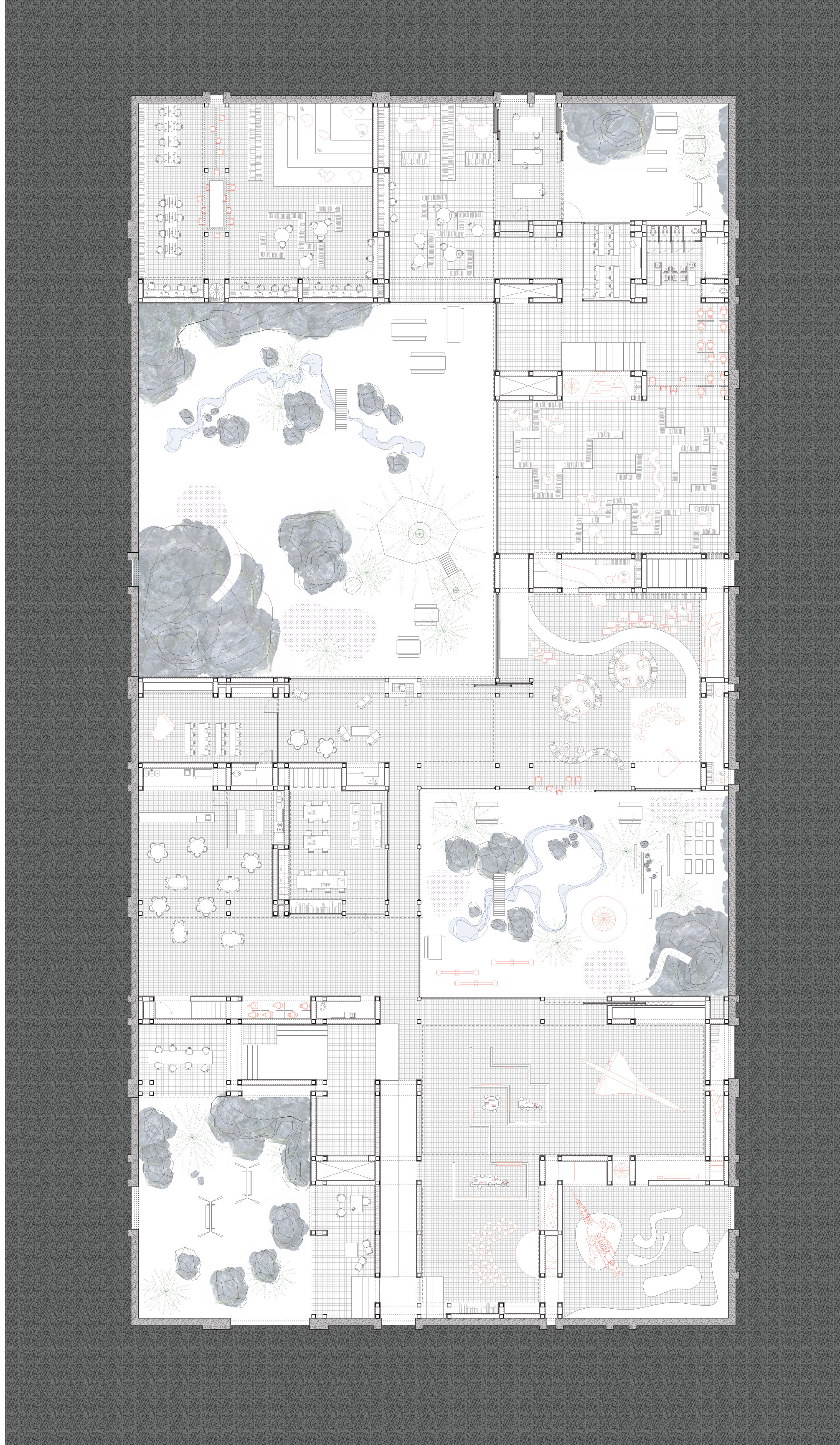 Floor Plan Drawing - Columbia GSAPP