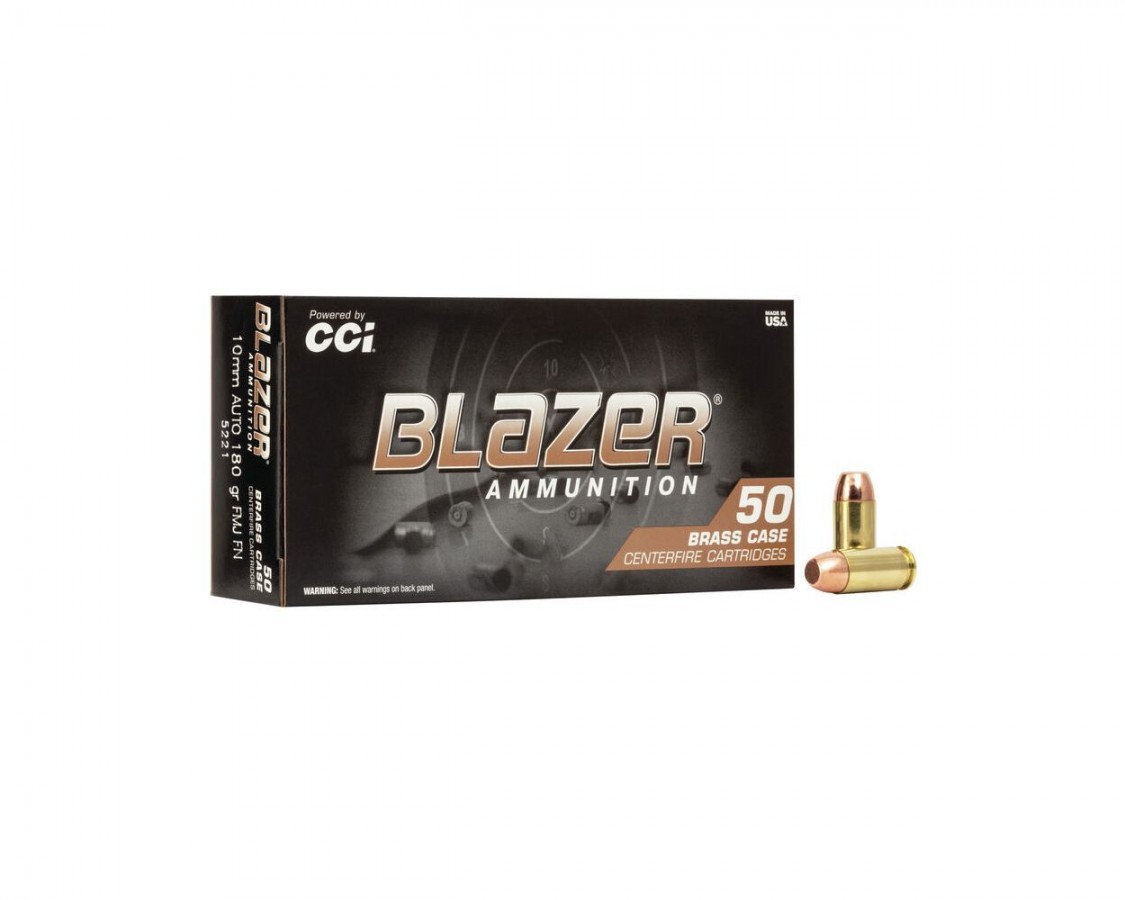 10MM - CCI Blazer 180 Grain Full Metal Jacket- 50 Round Box | FlipAmmo ...