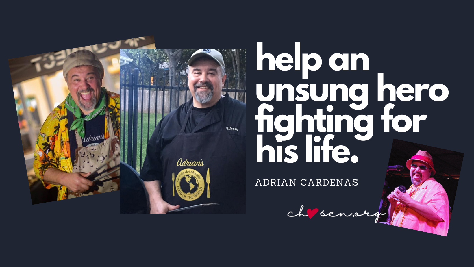 Adrian Cardenas | Chosenatx.org (Powered by Donorbox)