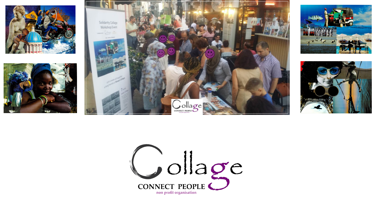 Solidarity Collage exhibition at Mytilene - Lesvos | Collage CONNECT ...