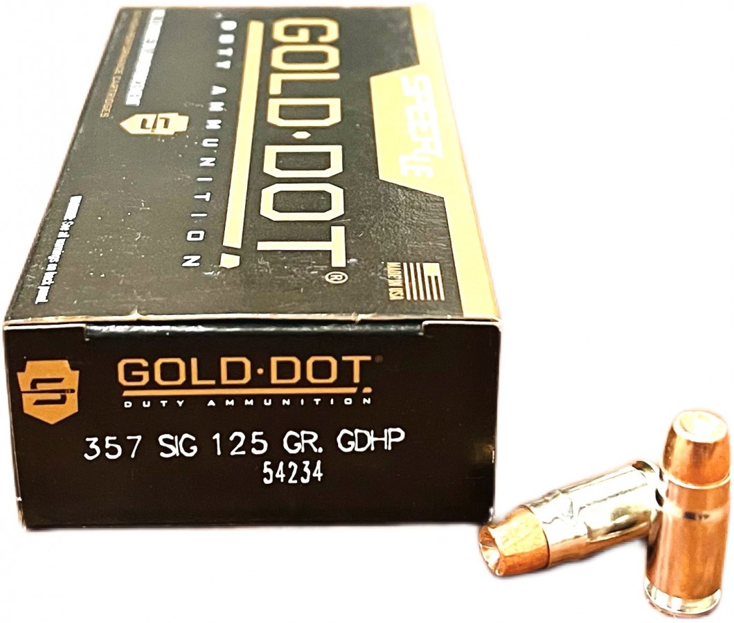 357 Sig - Speer Gold Dot (Law Enforcement Version) 125 Grain Hollow ...
