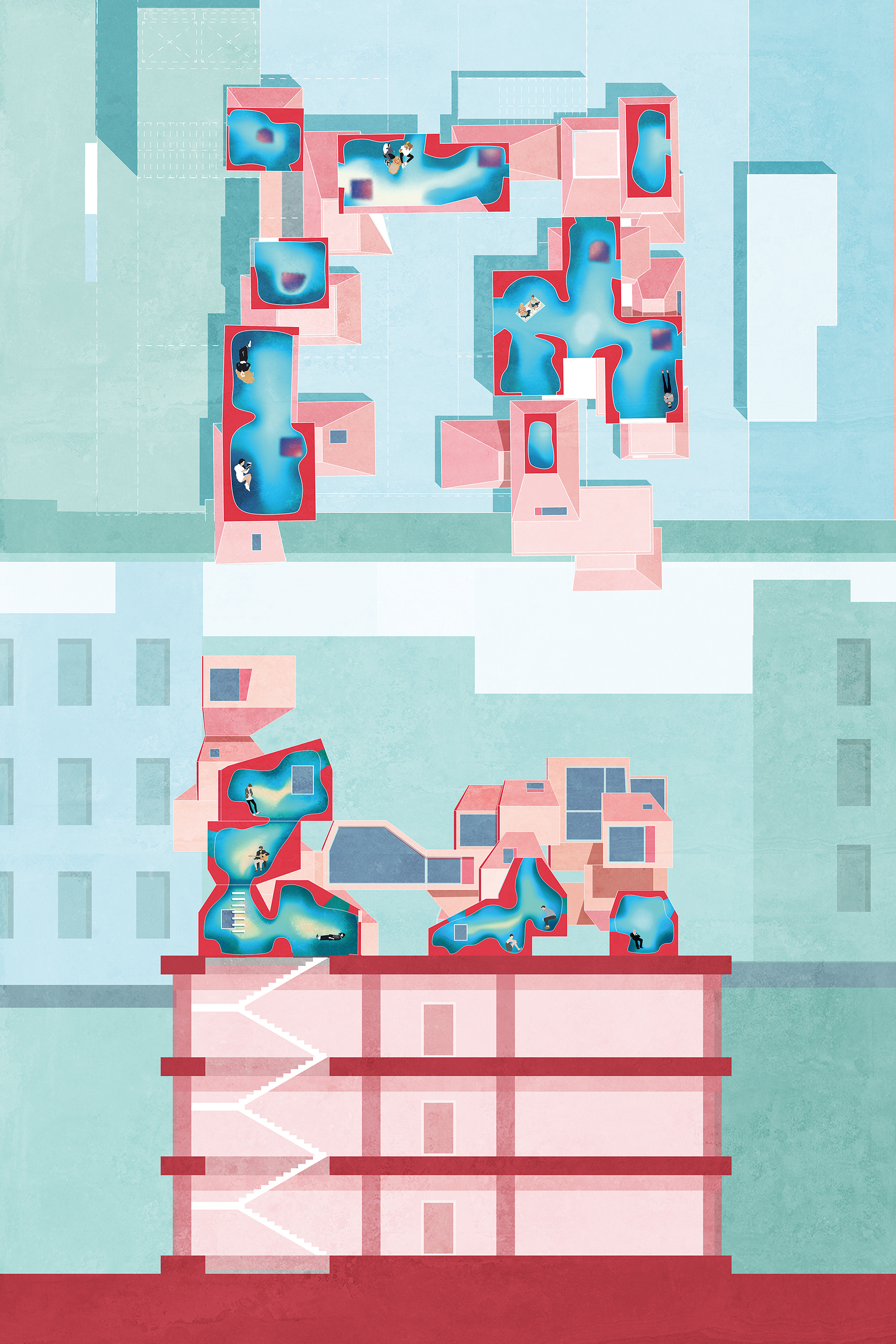 Section Drawing - Columbia GSAPP