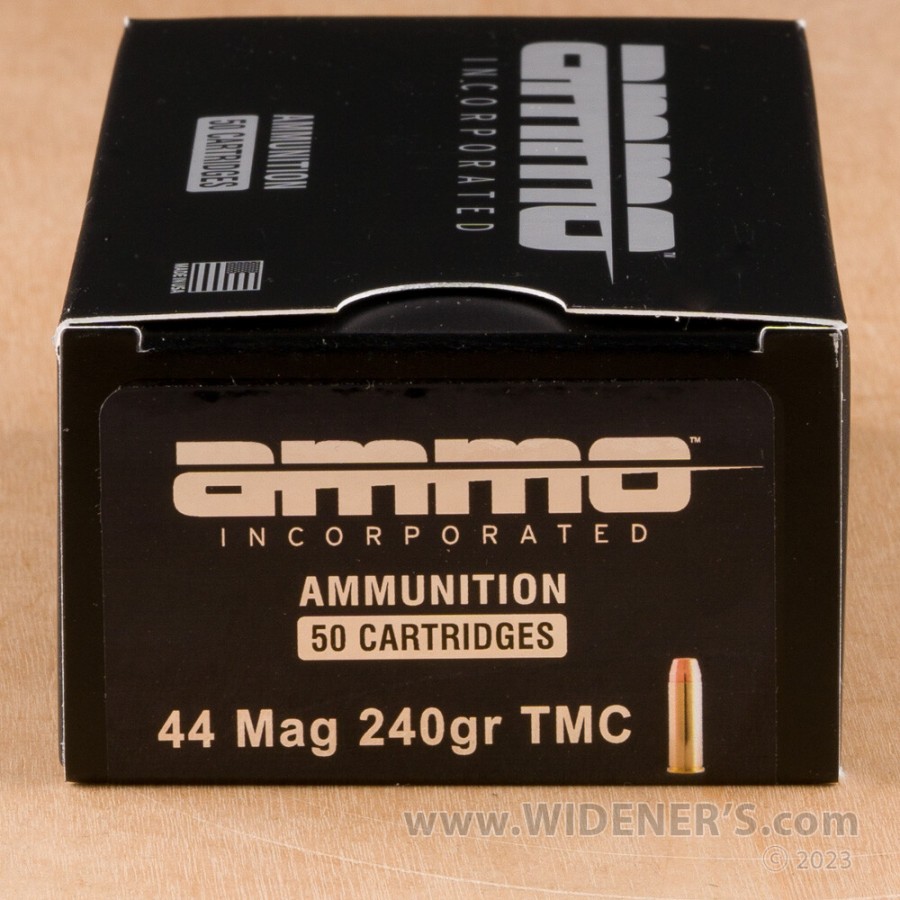 44 Magnum Ammo Inc 240 Grain TMC (Total Metal Coating) - 50 Round Box ...