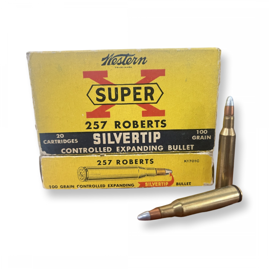 257 Roberts Western Super X 100 GR Expending bullet Silvertip - 20 ...