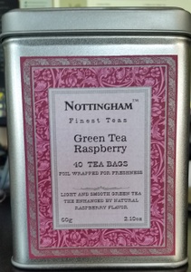 Green Tea Raspberry Tea by Nottingham Finest Teas — Steepster