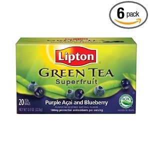 Purple Açai and Blueberry Green Tea Superfruit Tea by Lipton — Steepster