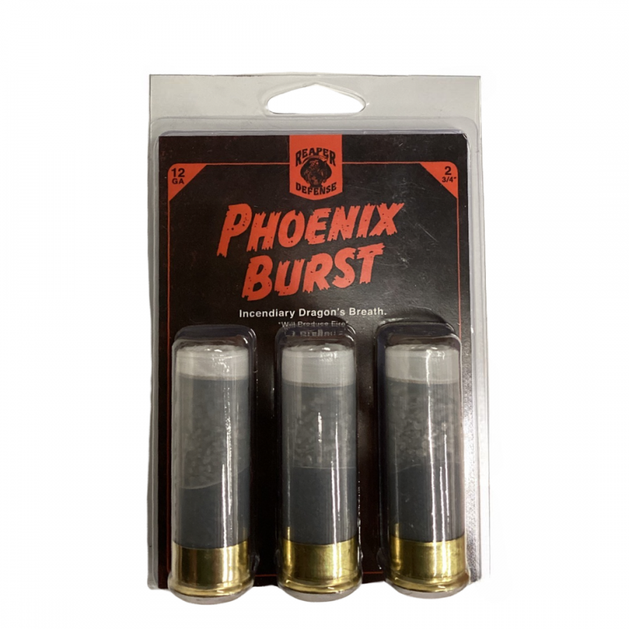 12 Gauge - Phoenix Burst (Dragons Breathe) 2 3/4 Incendiary Rounds - 3 ...