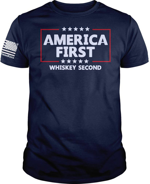 PRINTED KICKS AMERICA FIRST MEN'S T-SHIRT NAVY XX-LARGE | Target ...