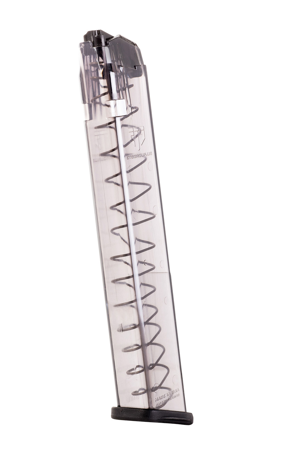 ETS MAGAZINE OMEGA GLOCK 17/19 9MM 32RD TRANS POLY 17/19/19X | RTSP ...